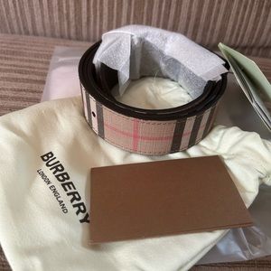 Burberry | Accessories | Burberry Reversible Monogram Motif Vintage ...